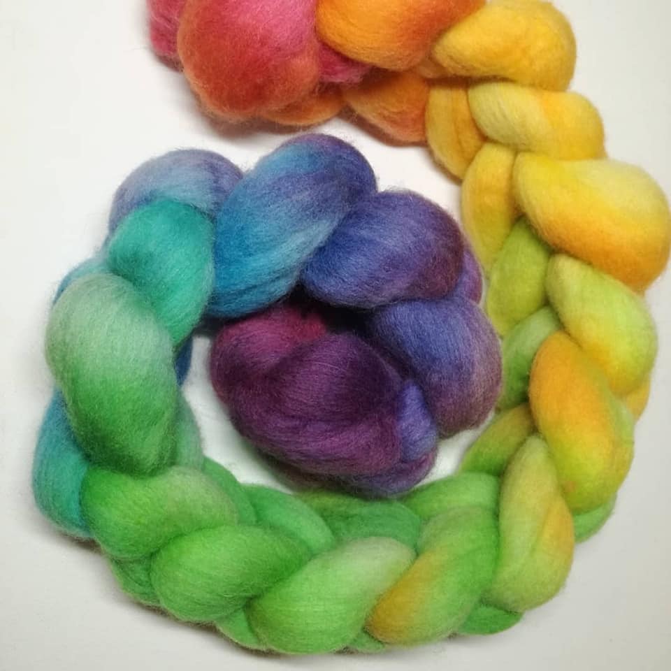 Wol Verven a la Fairy TAIL - Pakket voor Spinners – Fairy TAIL Fibers